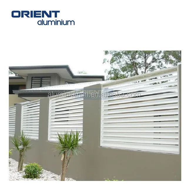 Aluminium Louver Fence Panels - Privacy & Durability