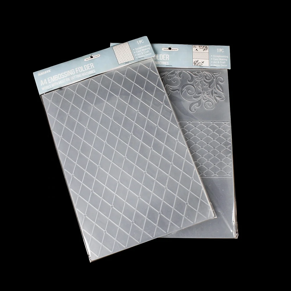 23031 Plastic Transparent Embossing Folder for Scrapbooking