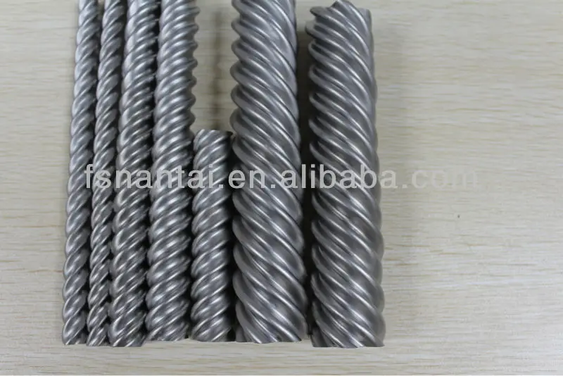 Titanium Corrugated/ Thread / Twisted Tubes - Buy Titanium Corrugated ...