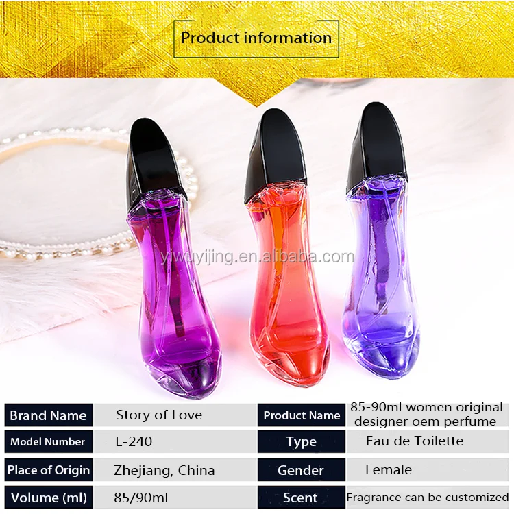 2020 Hot Selling 85-90ml Women Original Designer Oem Shoe Perfume ...