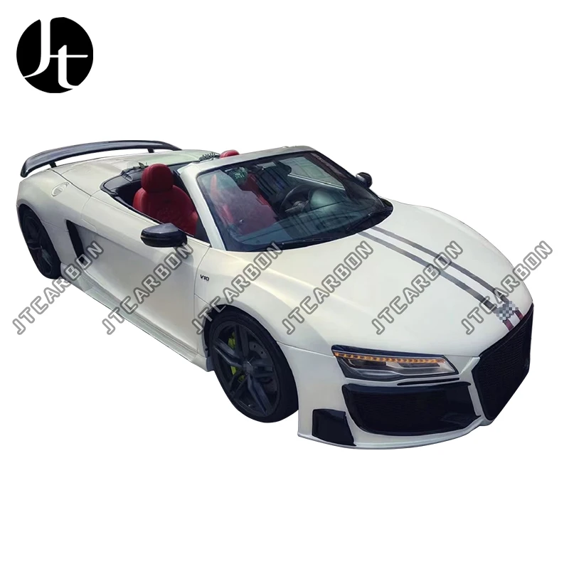 Fiber Glass Front Bumper Body Kit for Audi R8 V8 V10 2008-2015 Front ...