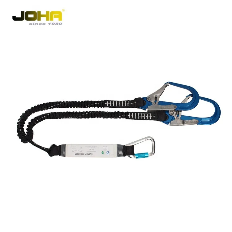 Fall Protection Shock Absorber Safety Lanyard Energy Absorber For Body ...