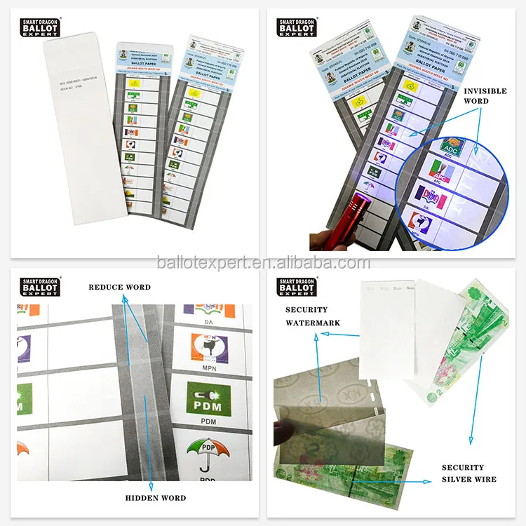 Wholesale Nigeria Ballot Paper Sample Election 2019 Ballot Voting Card ...