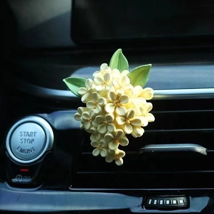 Customized Fragrans Gypsum Car Vent Clip Diffuser - 500pcs MOQ