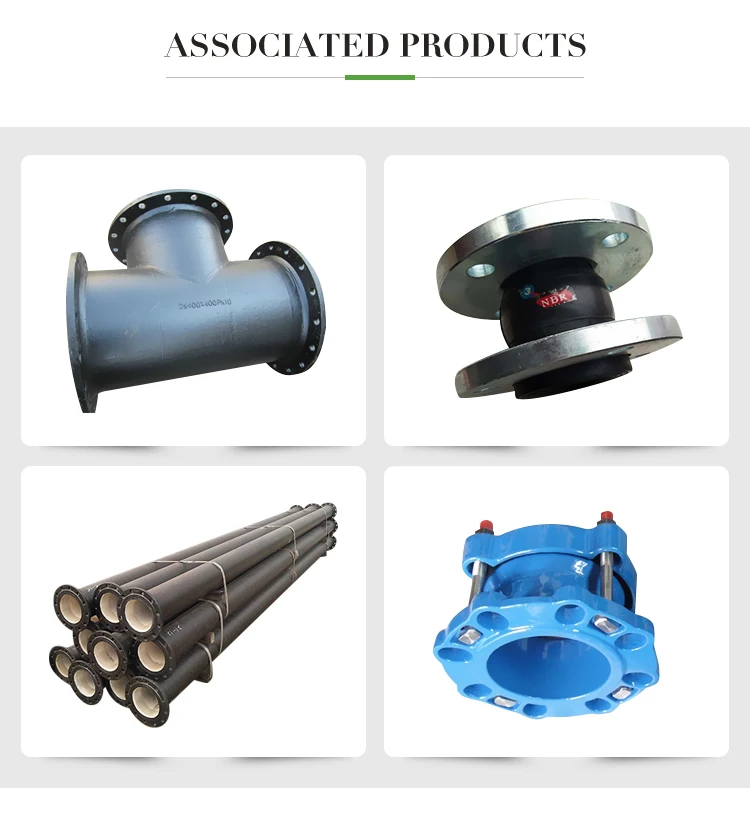 Ductile Iron Restrained Flange Adaptor for HDPE/PVC/DI Pipes