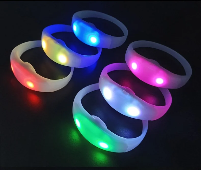 Sound Activated LED Bracelet - Party & Event Rhythm Wristband