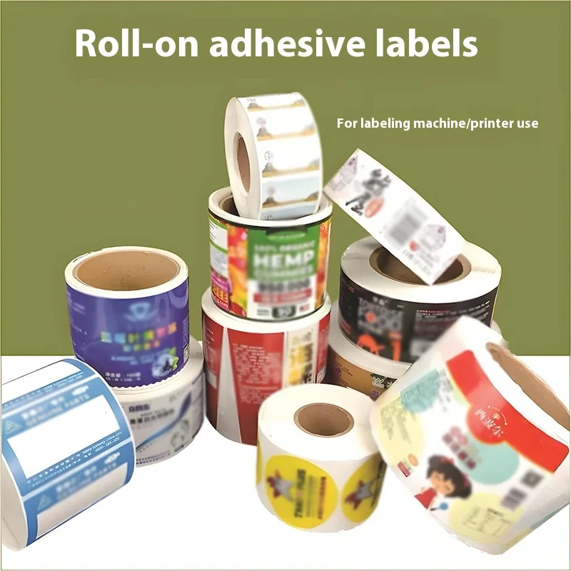 Customizable Waterproof PVC Adhesive Label Roll Factory-Manufactured ...