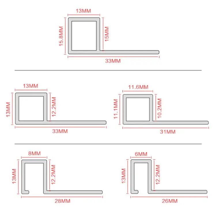 Aluminum Tile Trim - Custom Profiles for Decor & Function