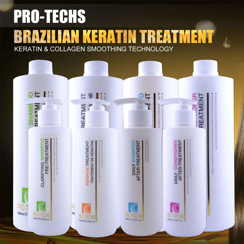 Formaldehyde Free Golden Brazilian Keratin Hair Treatment