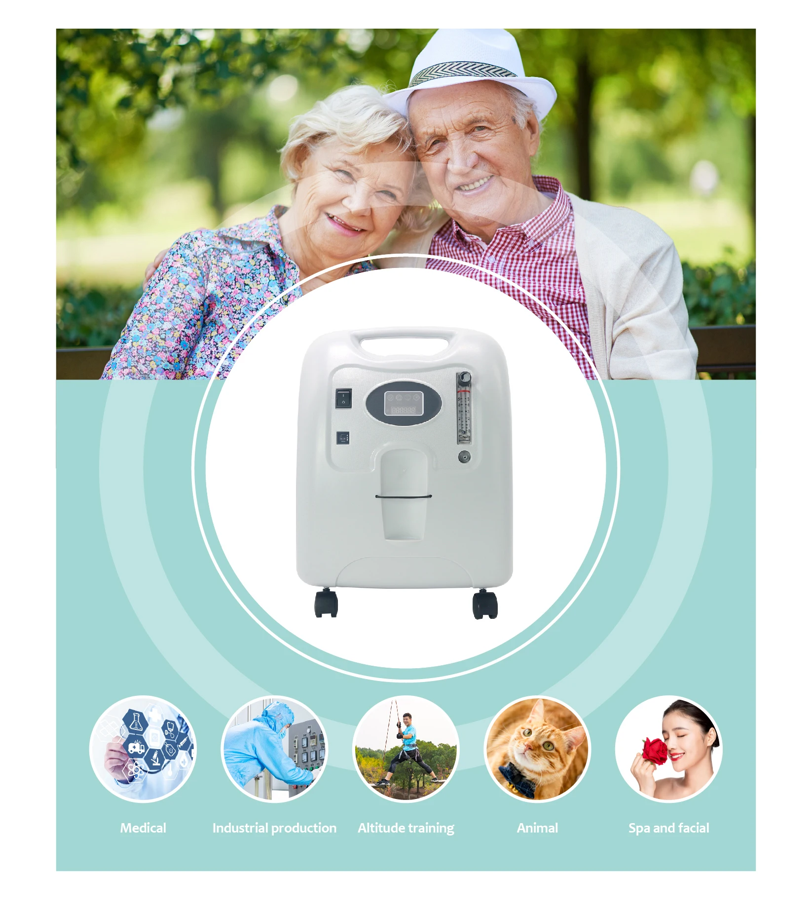 Hospital Medical Equipment 10l Oxygen Concentrator Double Walve 10l ...