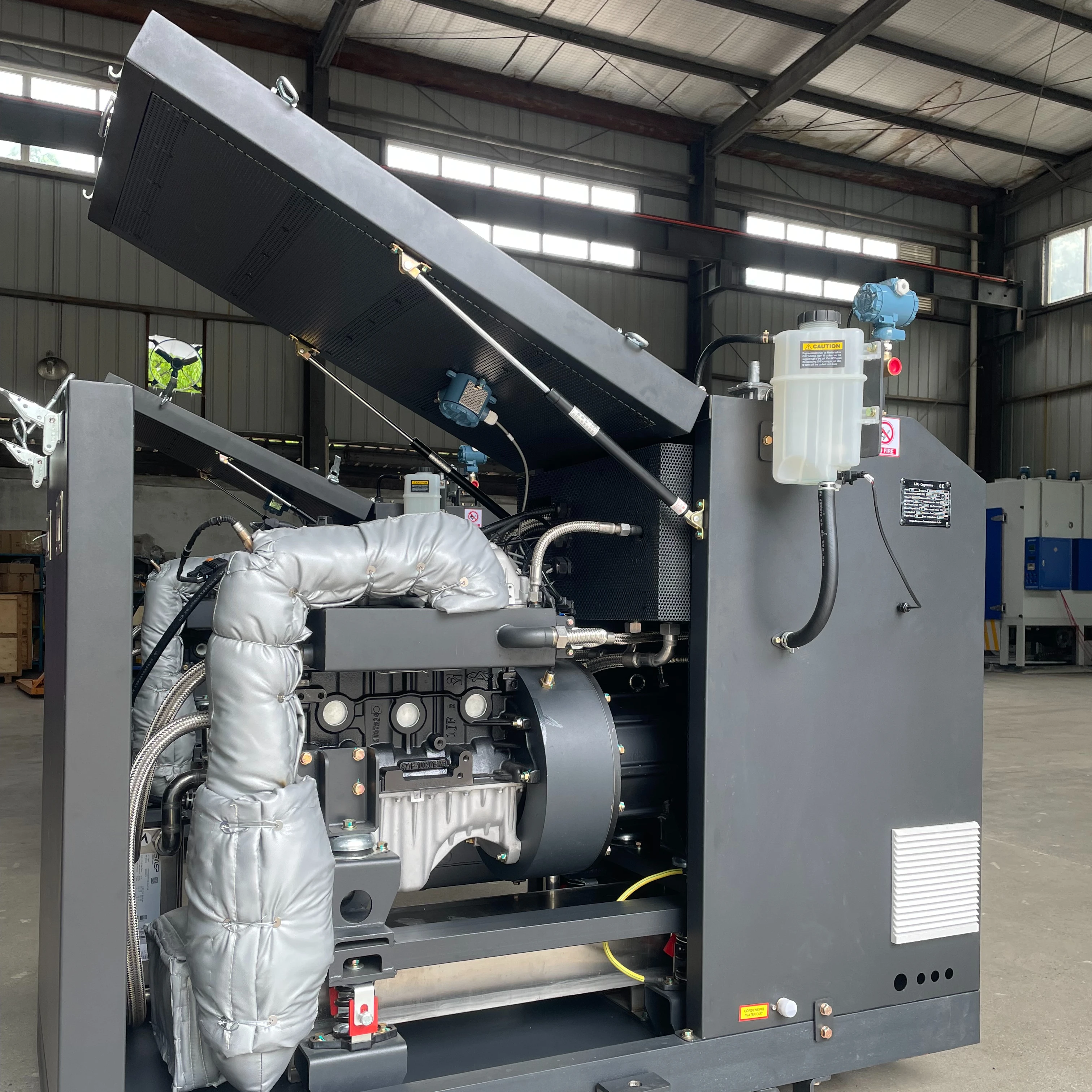 Low Noise Natural Gas Generation Equipment Synchro Chp Cogeneration ...