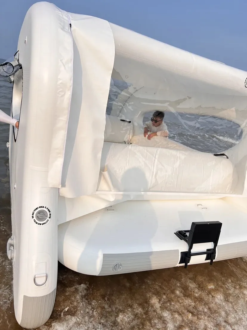 Hot Sale Floating Inflatable Electric Boat - Sustainable Water Play