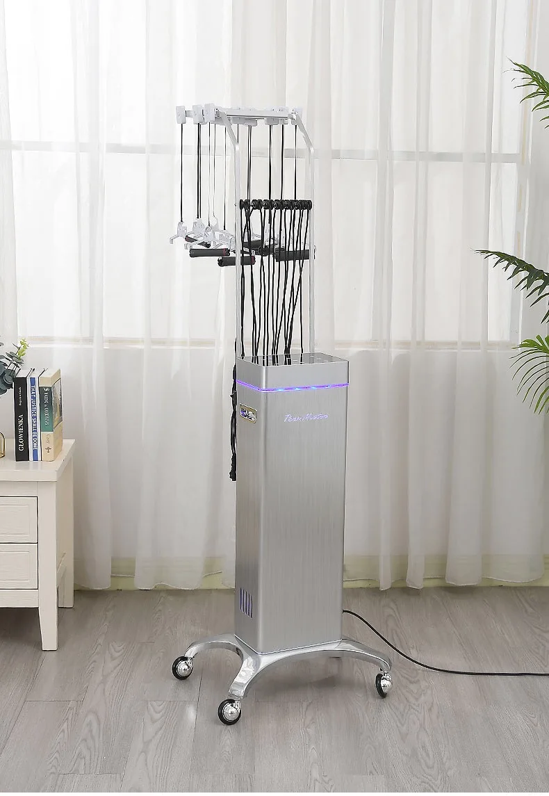 Aluminiumdigital Salon Upgraded Hair Curling Machine Led Touch Screen Temp Control Standing ...