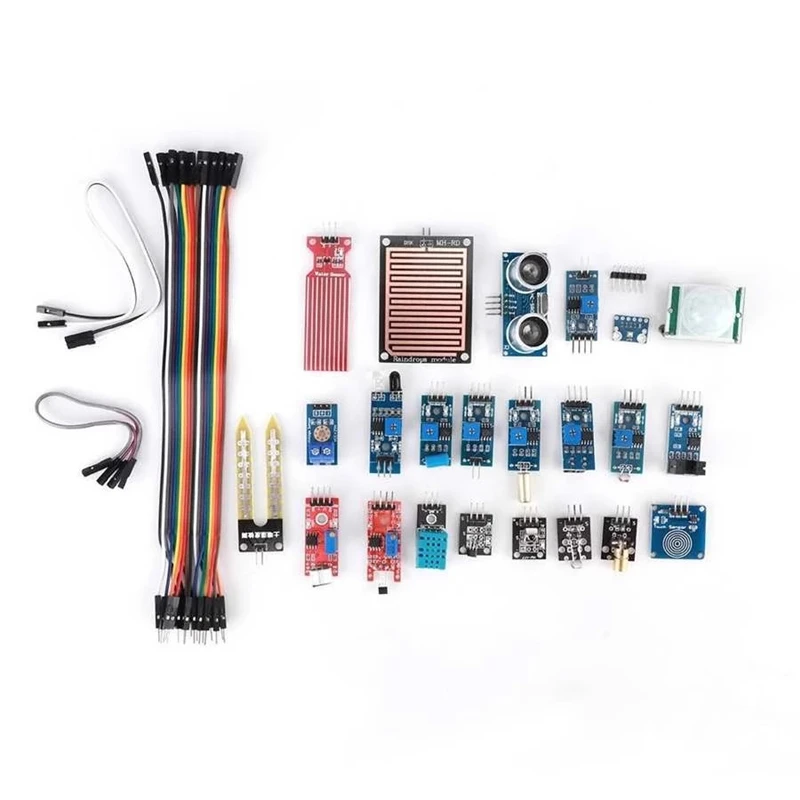 22-in-1 Sensor Module Kit for Robot Sensors Learning Starter