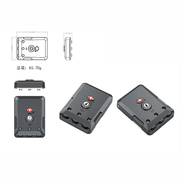 Secure Your Luggage with Yif TSA Lock - 3-Digit Clip Lock