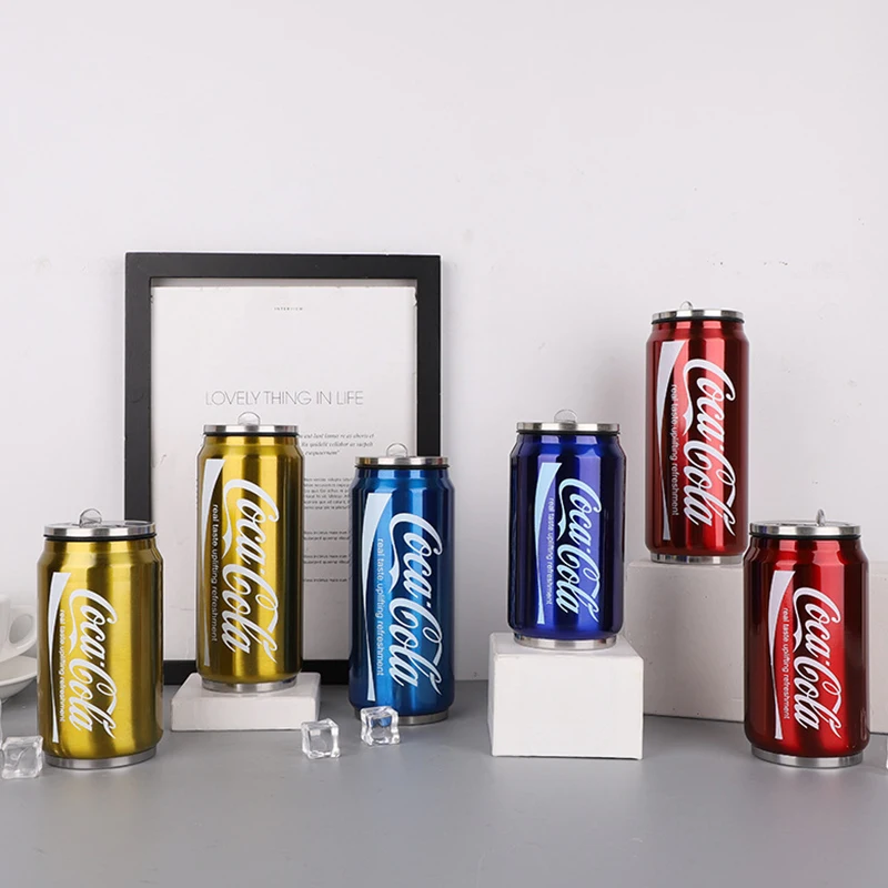 Factory Custom Stainless Steel Sublimation Blank Coke Can Shape Vacuum ...