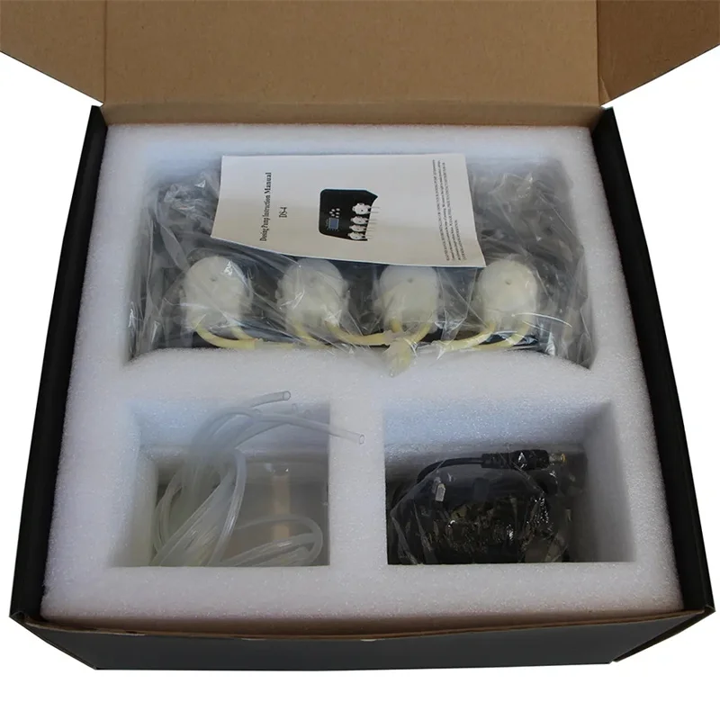 JUYANG Automatic Nutrient Doser - 4 Channel Auto Dosing Pump for Aquariums