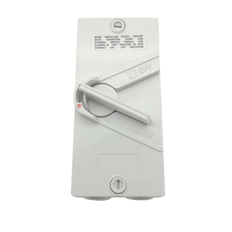 Electrical Weatherproof 3 Pole 35a Isolator Switch - Buy 3 Pole ...