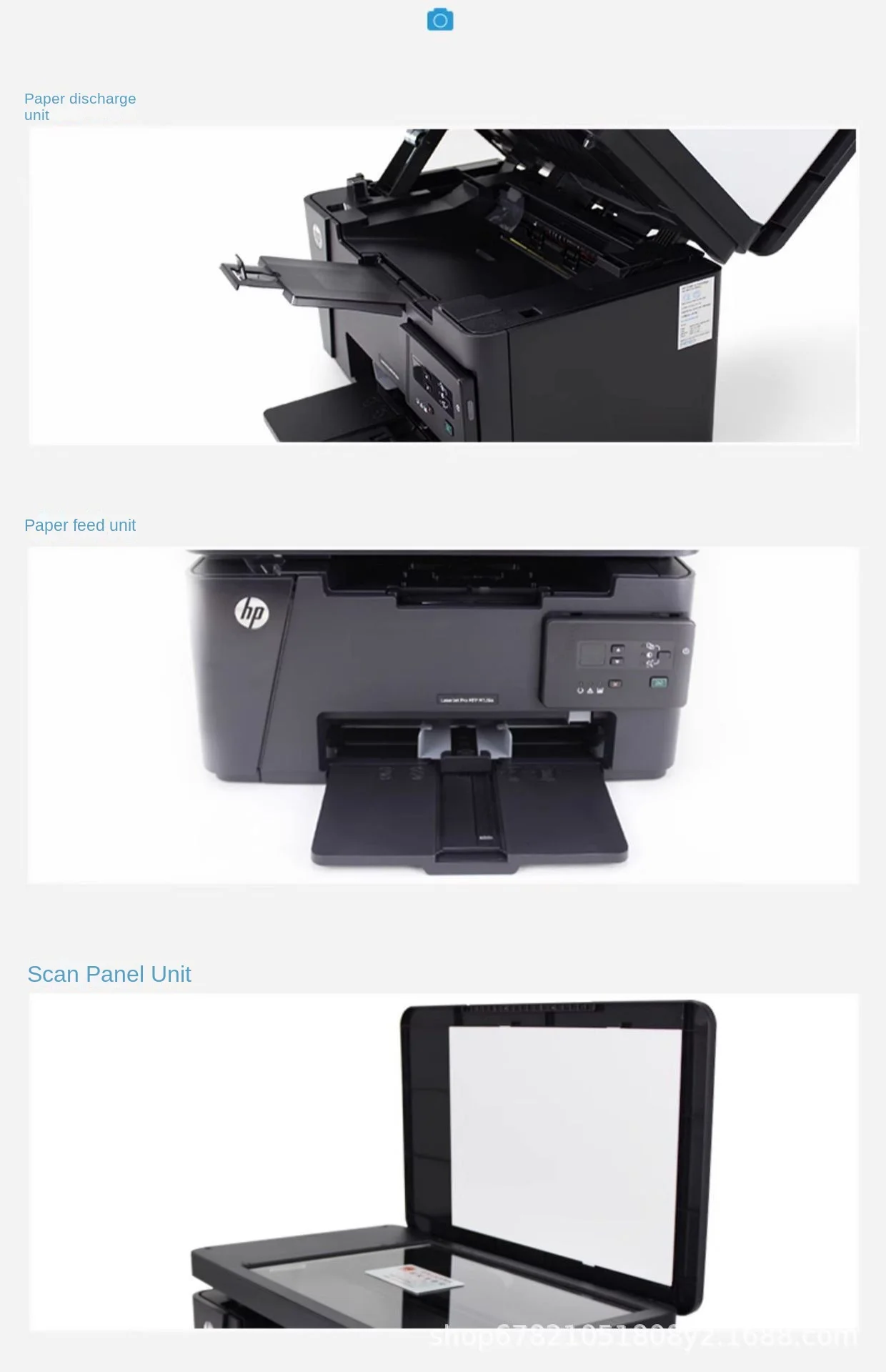 H P M126a/126nw Multifunction Laser Printer Black White Home Printing ...