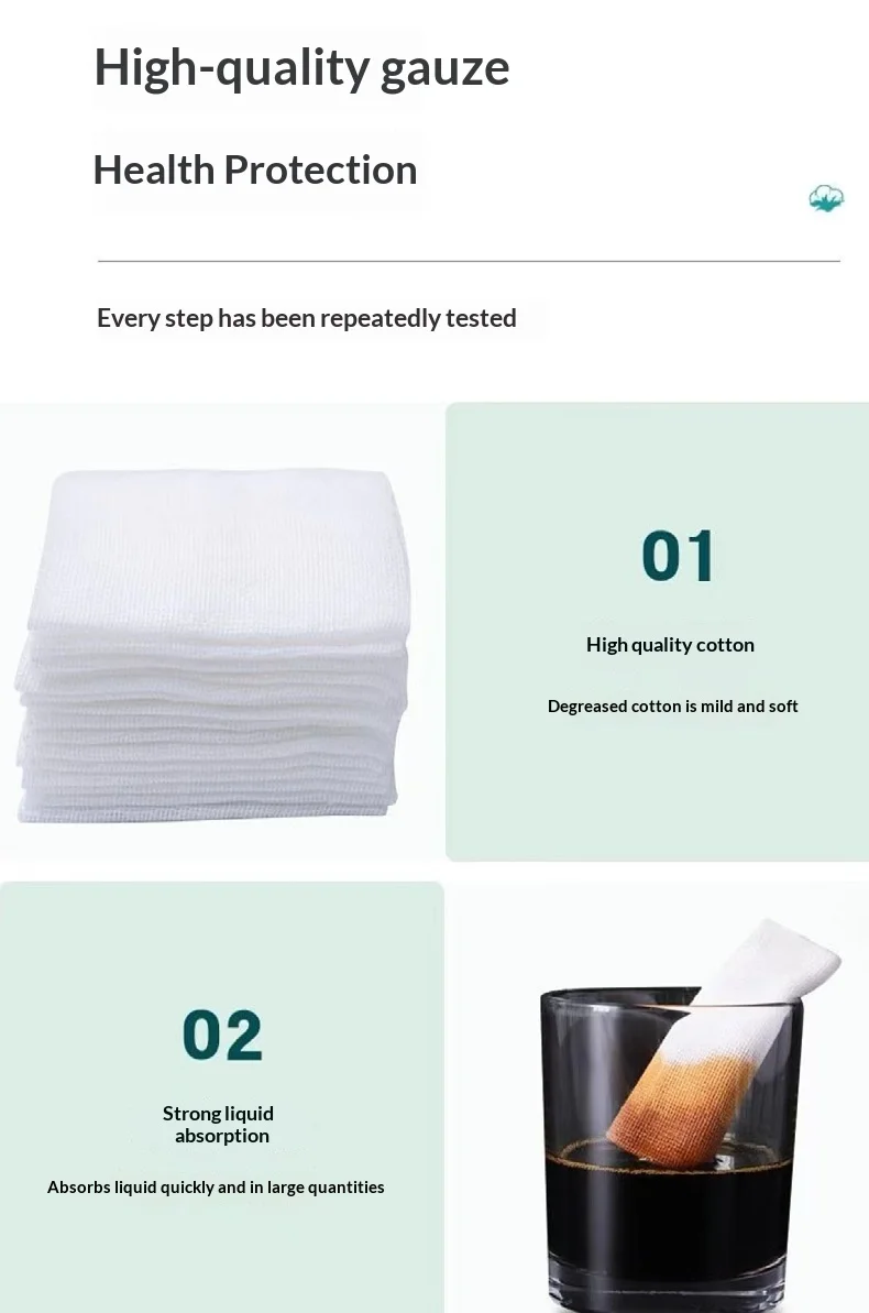 Wholesale Medical Gauze Block Bandaging Nursing Degreased Gauze ...