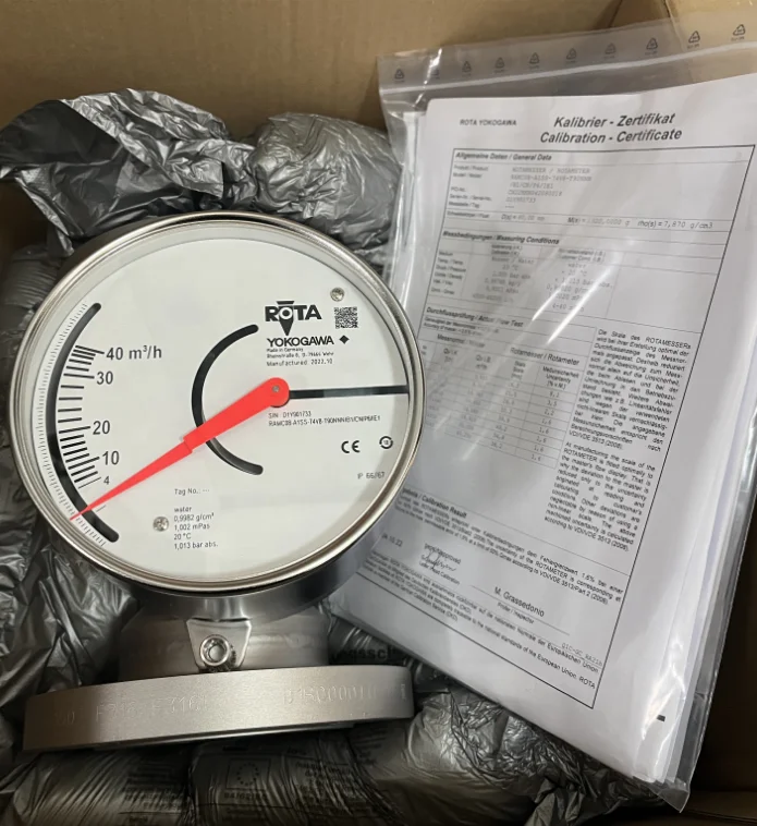 Original Yokogawa Ramc08-a1ss-74v8-t90nnn/b1/cn/p6/ie1 Rotameter Ramc Variable Area Flowmeter ...