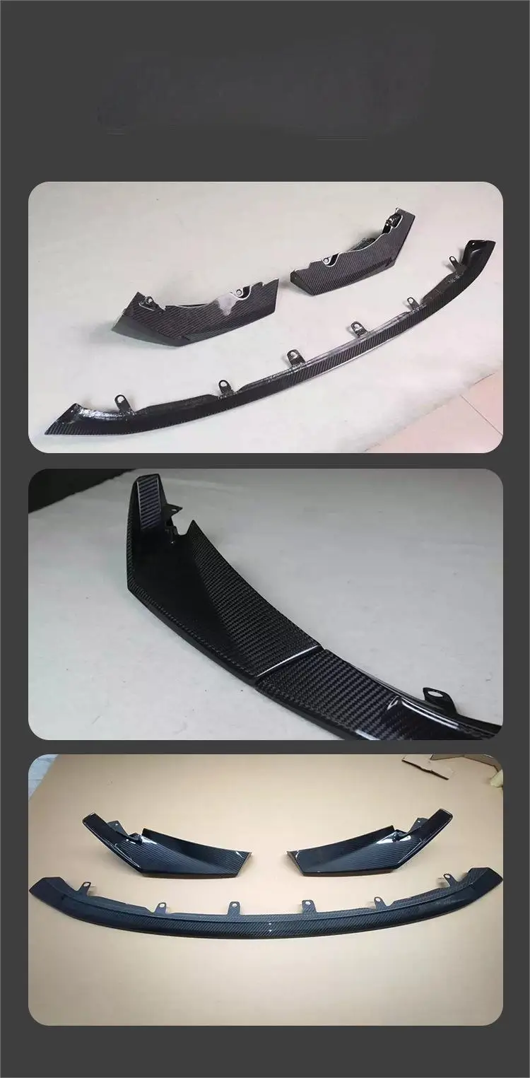 High Quality Dry Carbon Fiber Front Spoiler Front Bumper Body Kits Csl ...