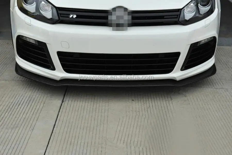 Facelift Upgrade for VW Golf VI MK6 R20 Front Lip Splitter Spoiler Chin ...
