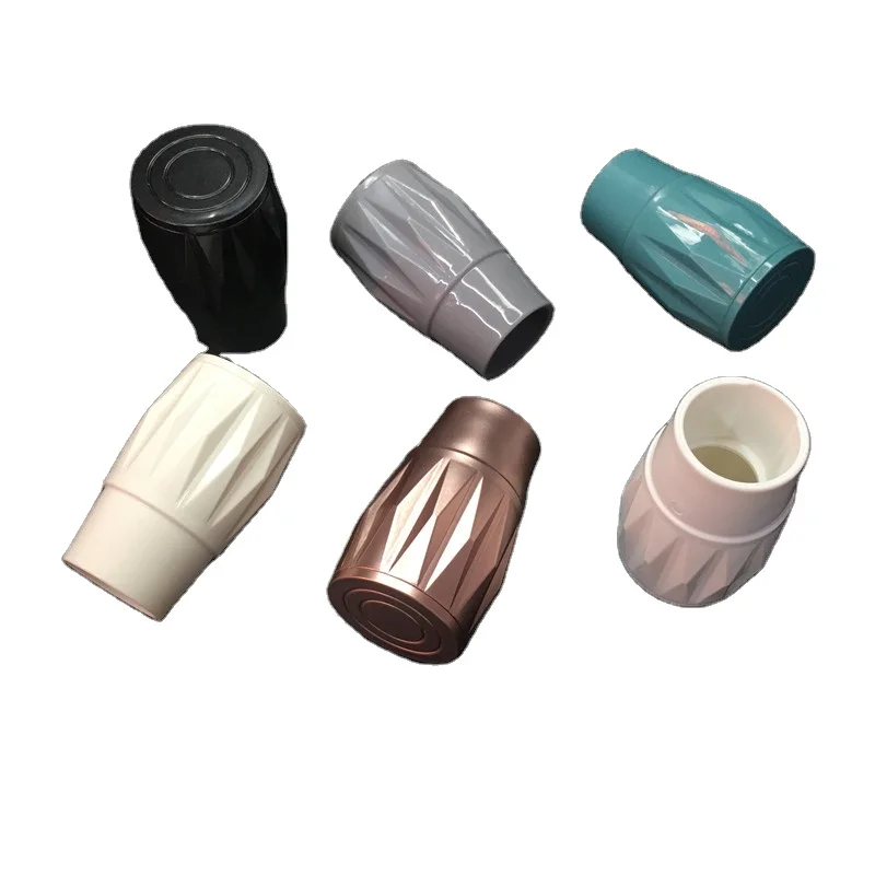 Roman Rod Decorative Head Diamond Design For 26mm-28mm Diameter Curtain ...