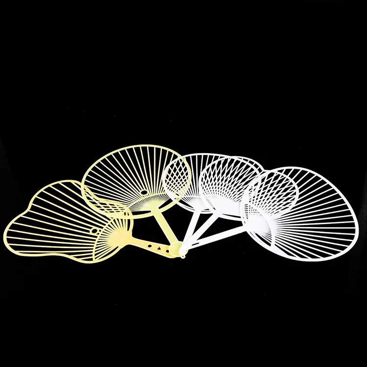 Decorative Round Plastic Pp Circular Hand Fan - Buy Plastic Circular ...
