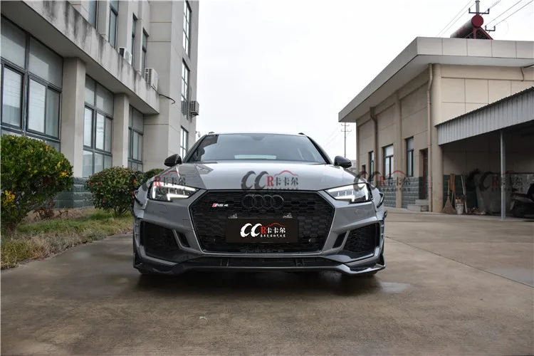Good Fitment Wide Body Kit for Audi RS4: Carbon Fiber Front Lip, Side ...