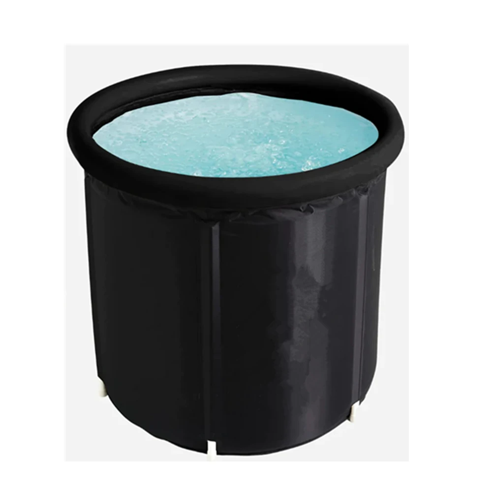 Custom Pvc Inflatable Round Ice Bath Tub Portable Cold Plunge Tub ...