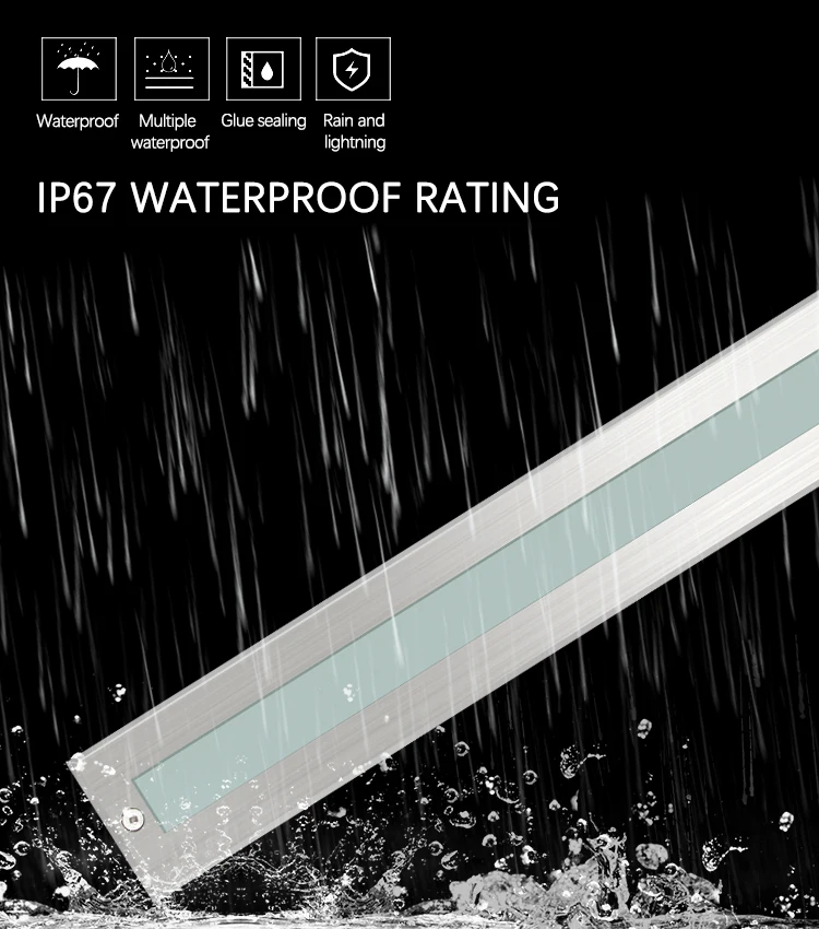 Outdoor Linear Strip Waterproof LED Lights - IP67