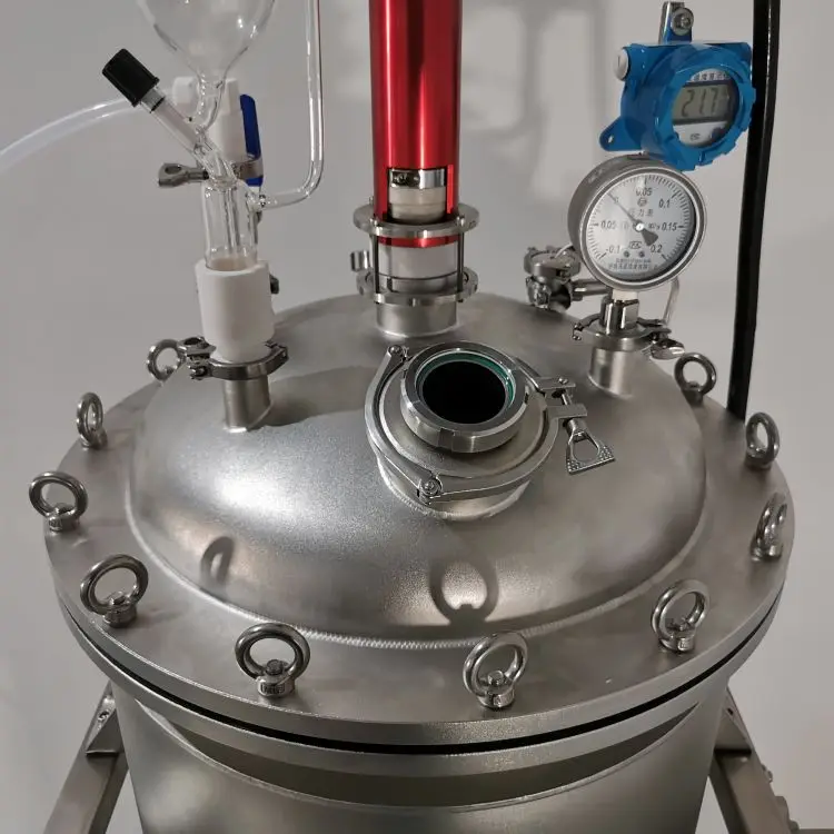 Qiyu 200l Laboratory Stainless Steel Jacketed Chemical Reactor Double ...