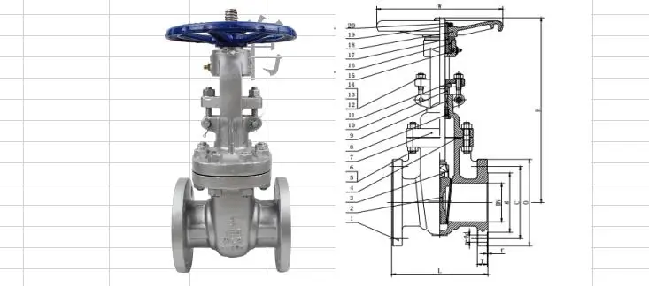 Pn16 Dn150 Carbon Steel 6 Inch Gate Valve Price For Oil Gas - Buy Cast ...