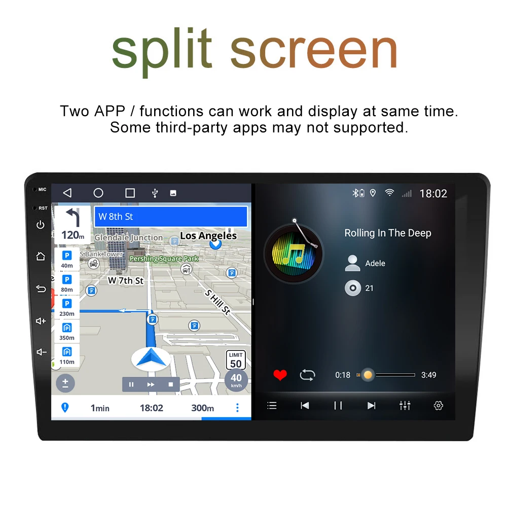 Ts10 Android 10.0 Universal Touch Screen Car Radio Gps Player For Kia ...