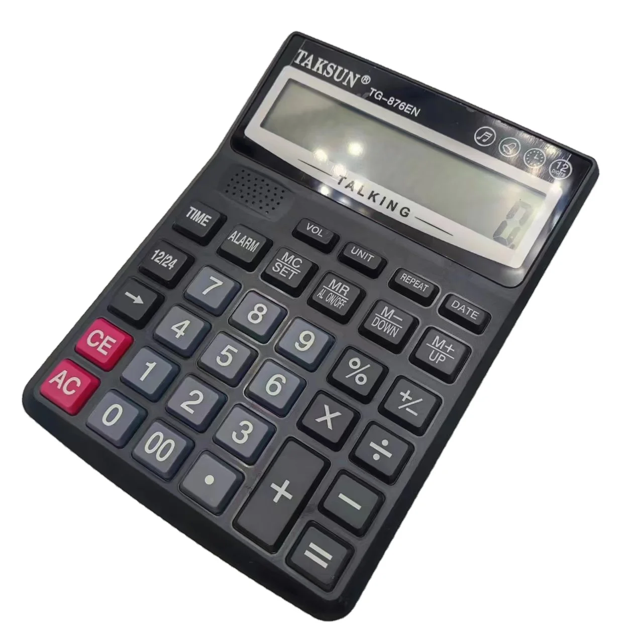 12-digit Talking Desktop Calculator Standard Function For Office - Buy ...
