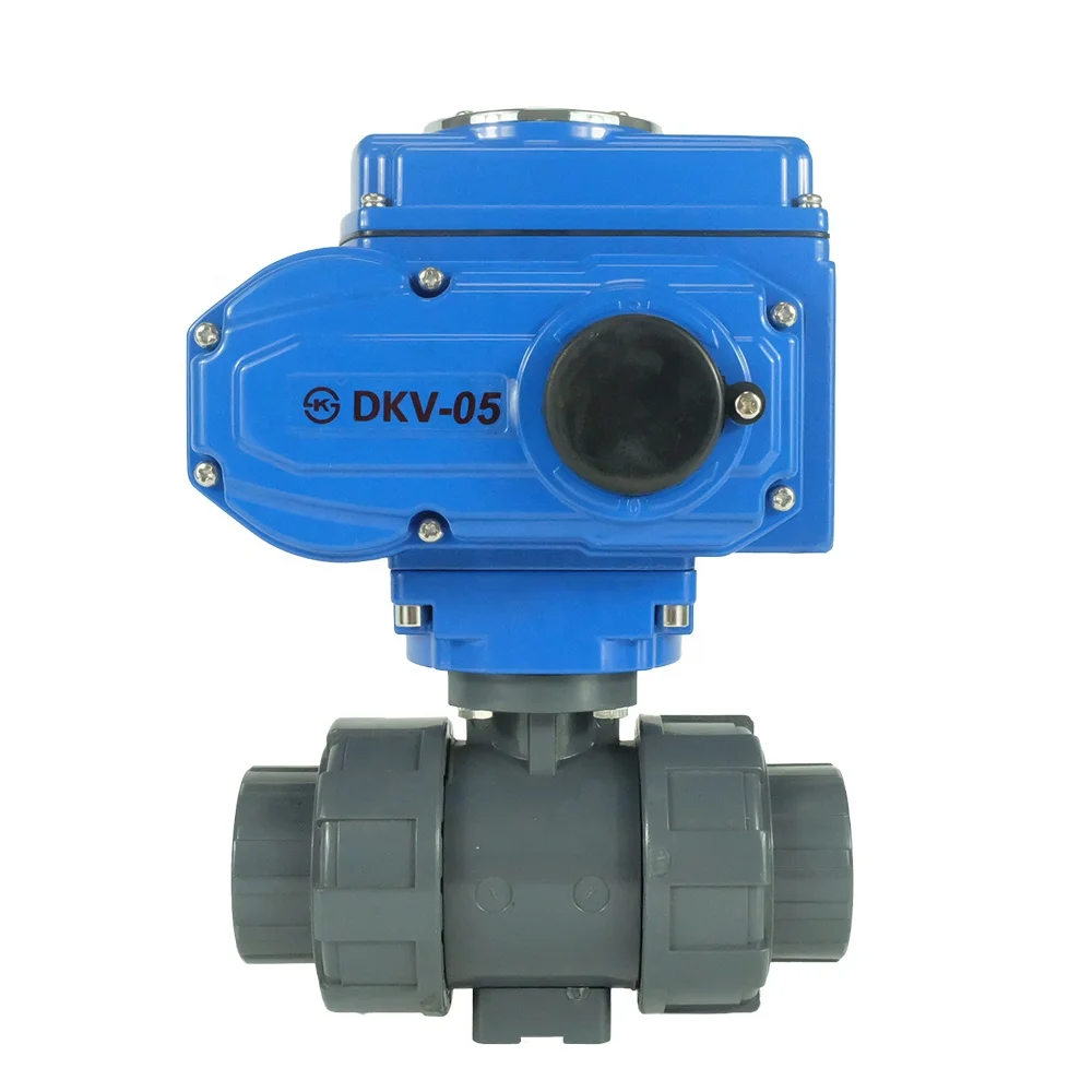 DKV Electric PVC Ball Valve - Reliable Motorized Solution