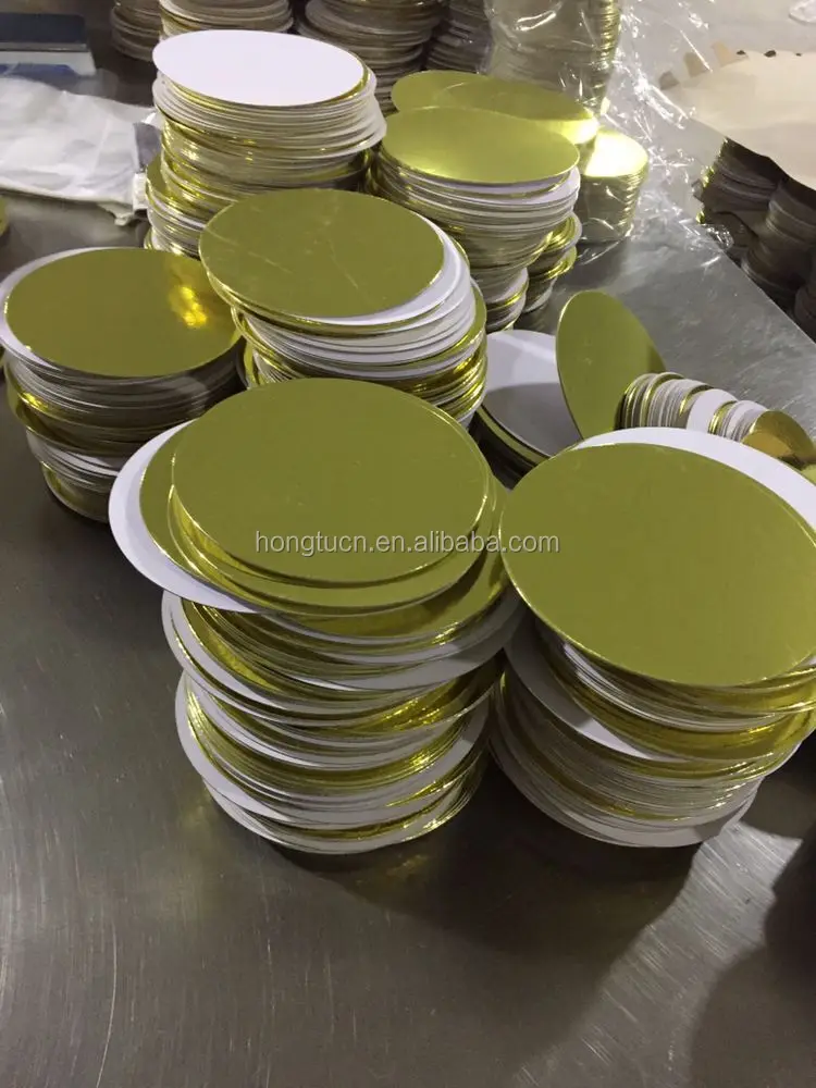 Round Cake Bases Boards - Durable, Moisture Proof, and Biodegradable