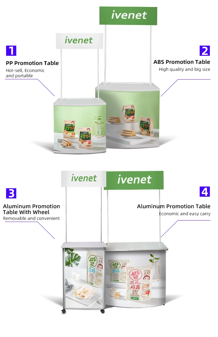 Mostrador De Promoción Cabina De Exhibición Mostrador Mesa De Promoción ...