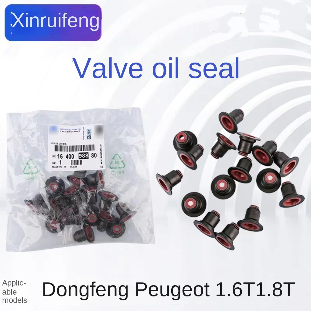 Valve Oil Seal for Peugeot 3008/4008 Citroen C5/C6 1.6T Intake Exhaust ...