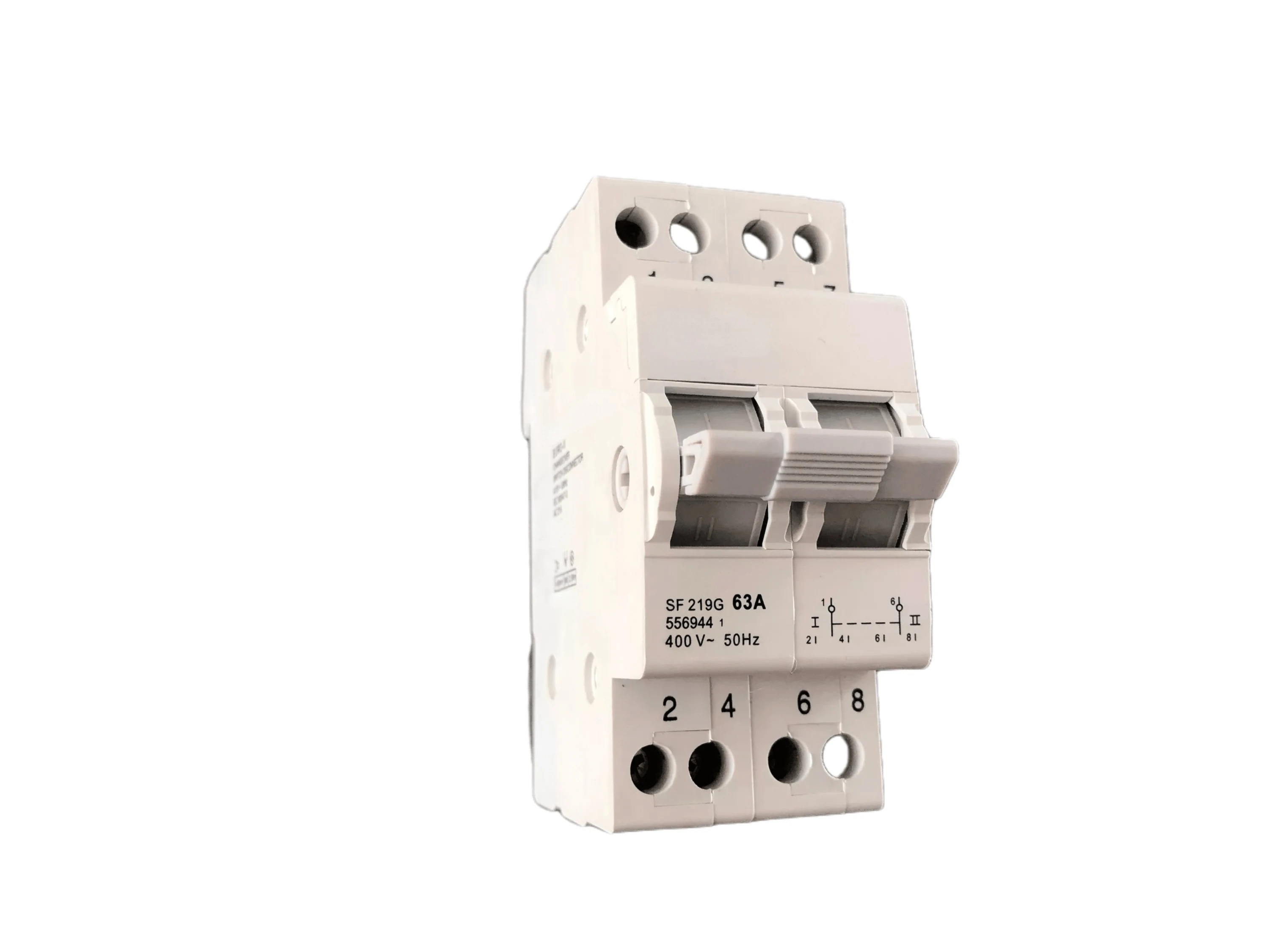 SF219G Manual Change over Breaker - Reliable 2P 25A-63A Switch