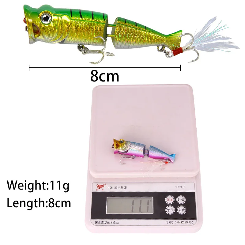 Carp Target ABS Freshwater Casting Lure with Hooks Two-Section Hard ...