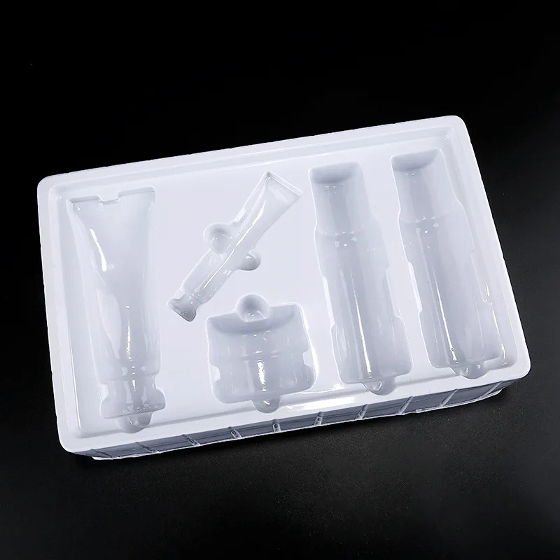 Cosmetics Five-piece Set of Plastic Tray Packaging PVC Blister Tray for ...