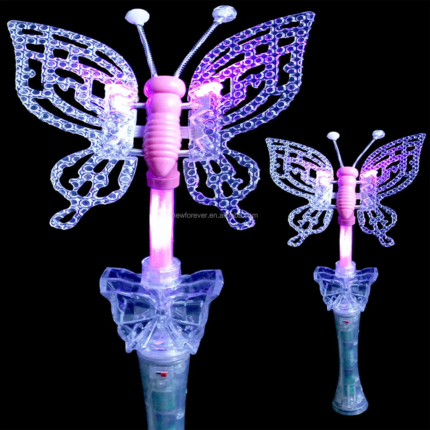Multicolor Light Up Led Pretty Butterfly Wand Fairy Wand,Magic Wands ...