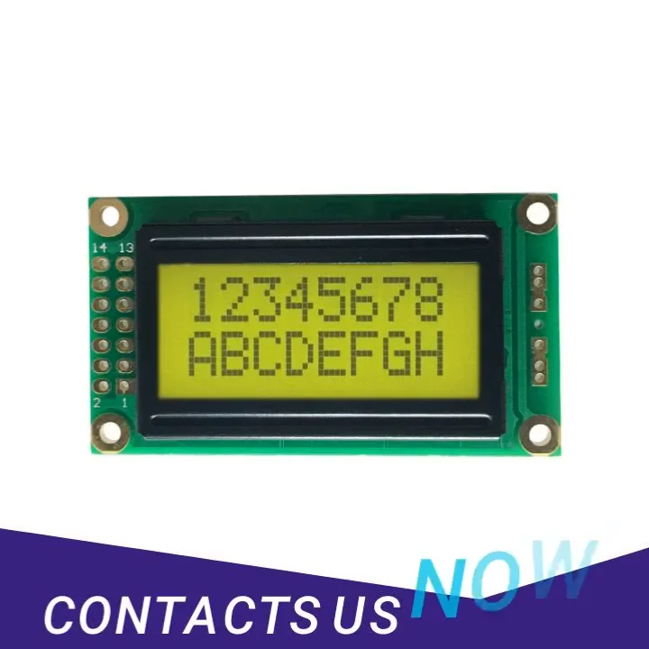 14 Pin LCD Display 8x2 LCD 0802 LCD Module, View 0802 lcd module ...