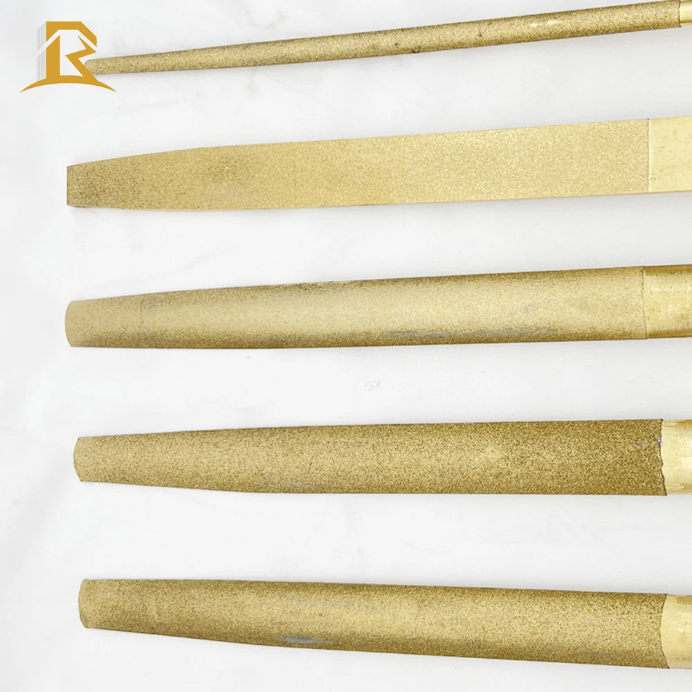 6" Inch Diamond Coated Triangle File 150mm Length Grit 120 Square Alloy ...