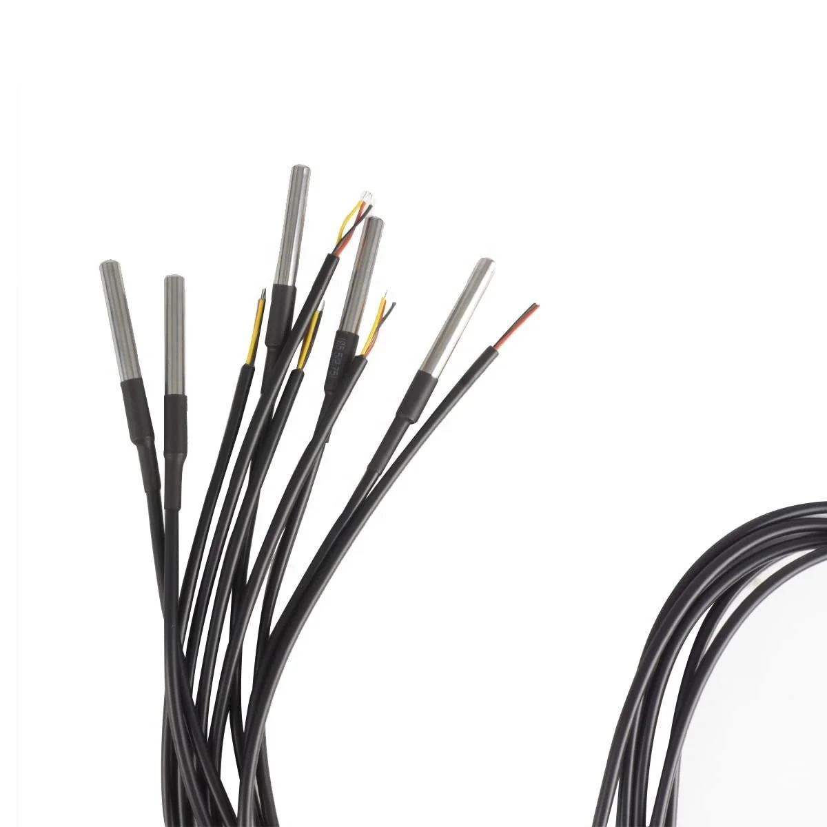 Ds18b2 Temperature Line Stainless Waterproof Probe Cable 18b20 Temperature Sensor Ds18b20+ - Buy ...