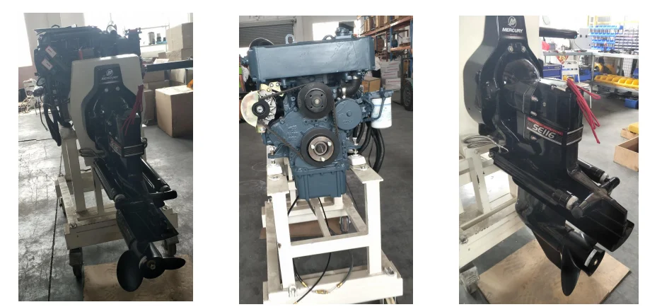 90hp-150hp Marine Diesel Engine with Stern Drive, 4 Cylinder Inboard Engine