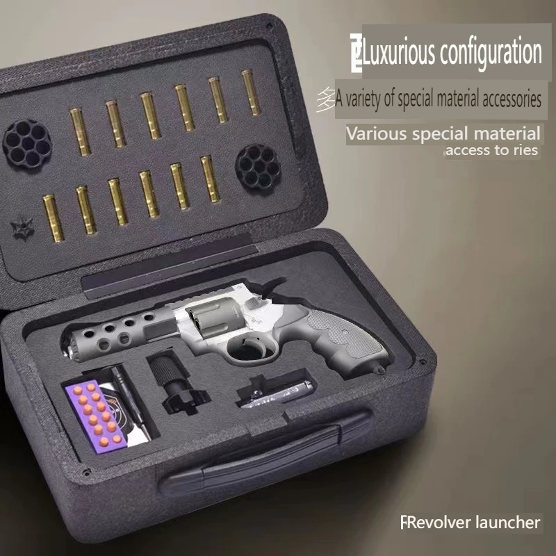 Honeycomb Revolver Soft Gun One-click Retraction Toy Gun Boy Outdoor ...