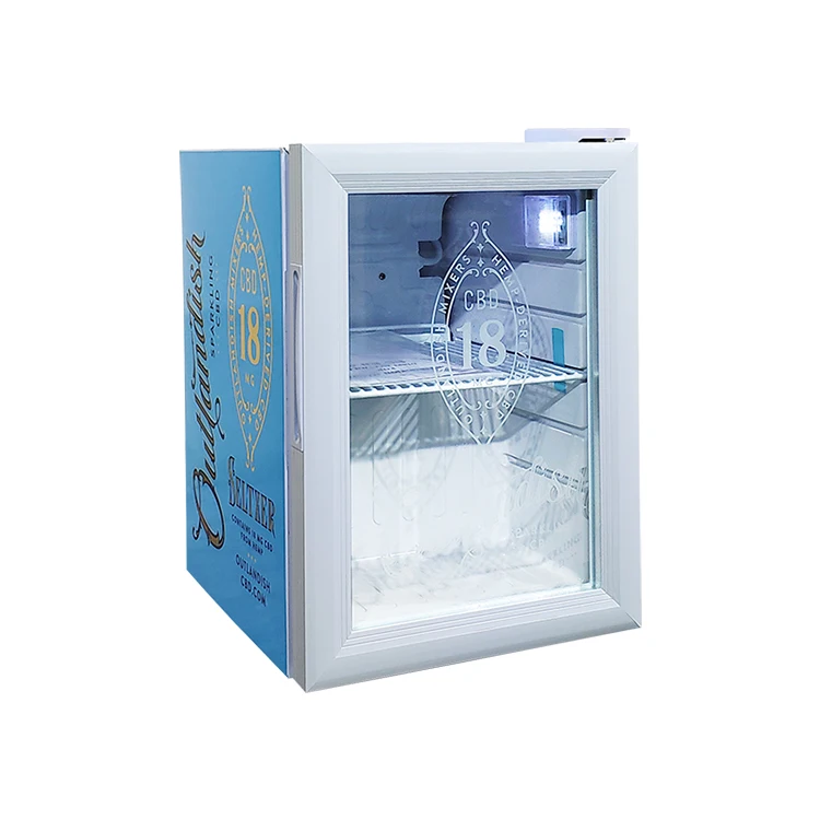 MEISDA SC21 21L Glass Door Compressor Mini Refrigerator